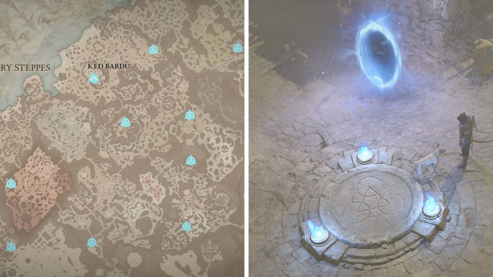 Diablo 4: All Waypoint Locations In Dry Steppes