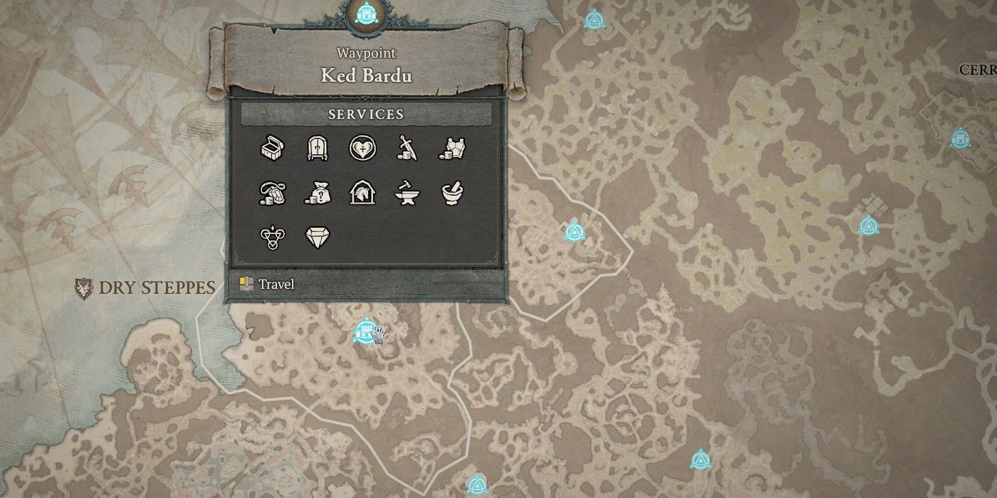 Diablo 4: All Waypoint Locations In Dry Steppes