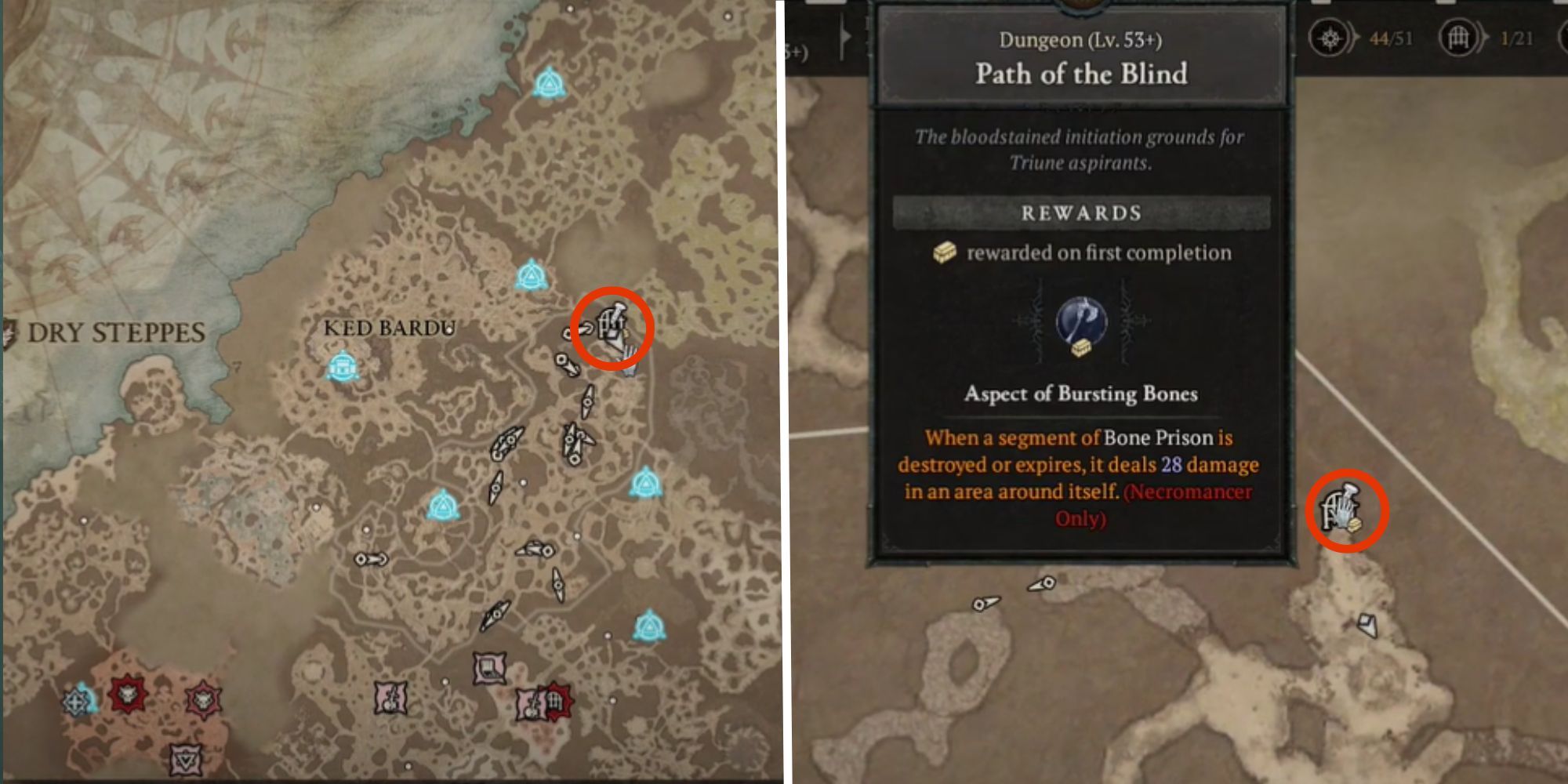 Diablo 4: How To Get The Aspect Of Bursting Bones