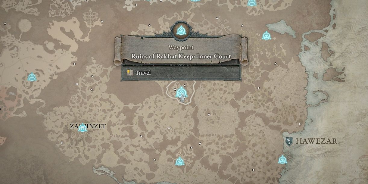 Diablo 4: All Waypoint Locations In Hawezar