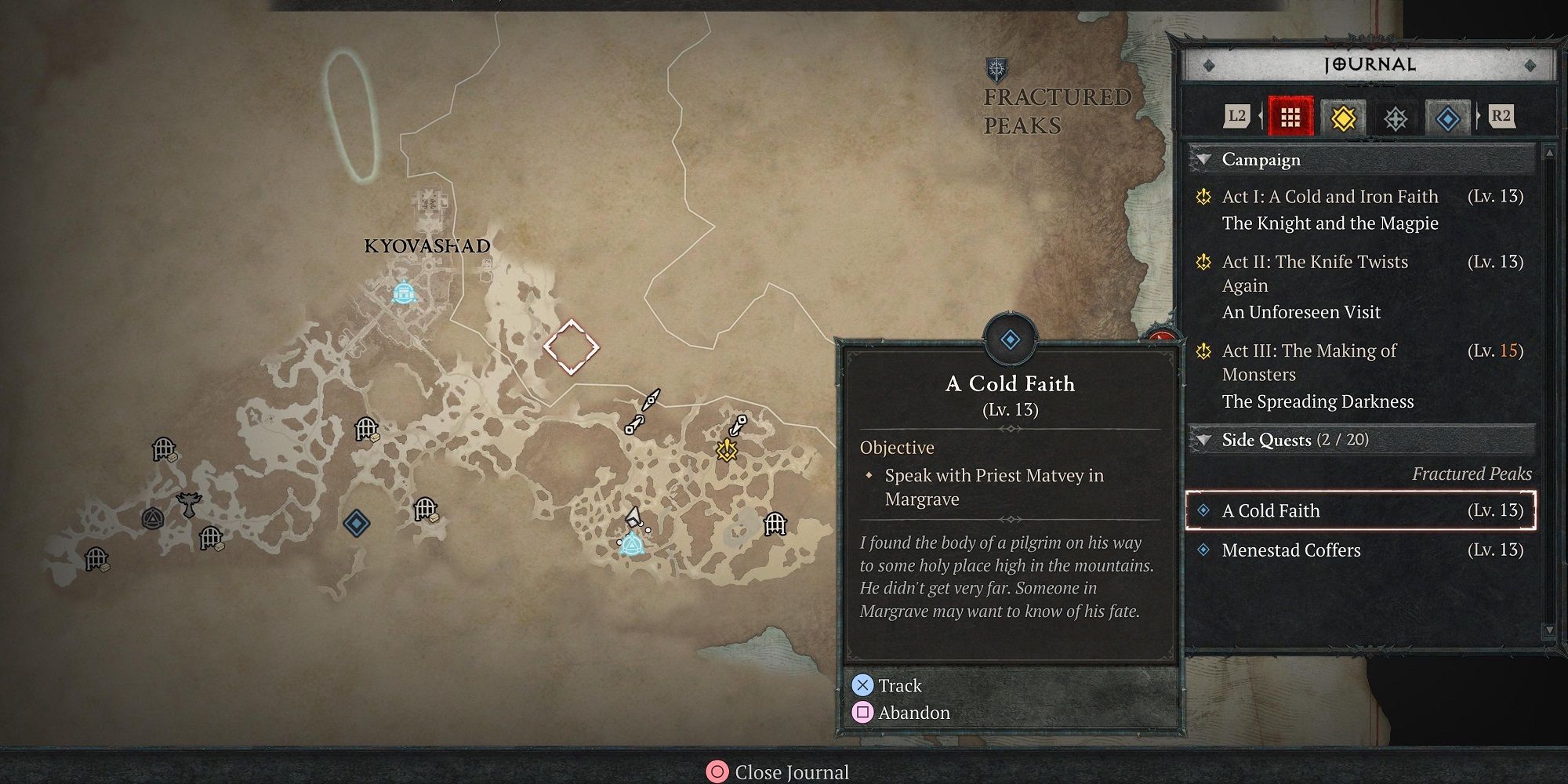 Diablo 4: How To Track Your Quests