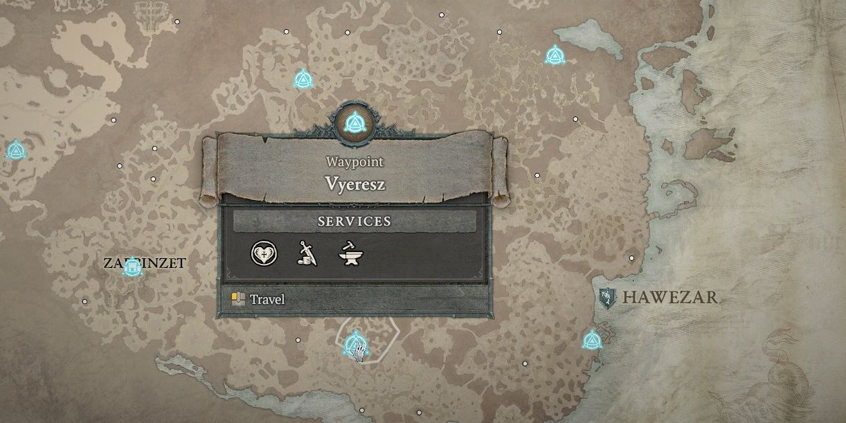 Diablo 4: All Waypoint Locations In Hawezar
