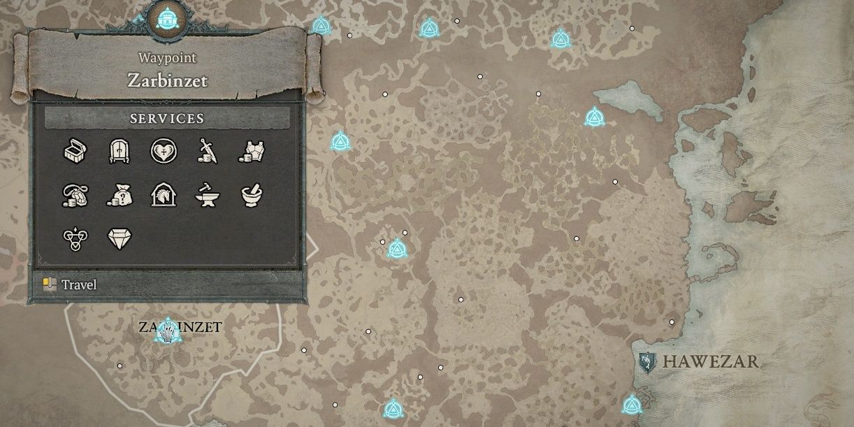 Diablo 4: All Waypoint Locations In Hawezar