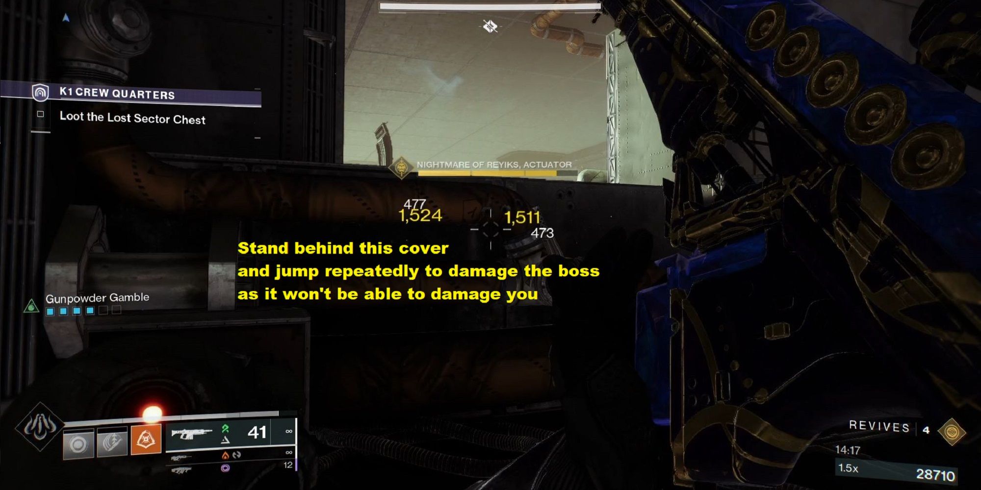 Destiny 2: K1 Crew Quarters Legend Lost Sector Guide