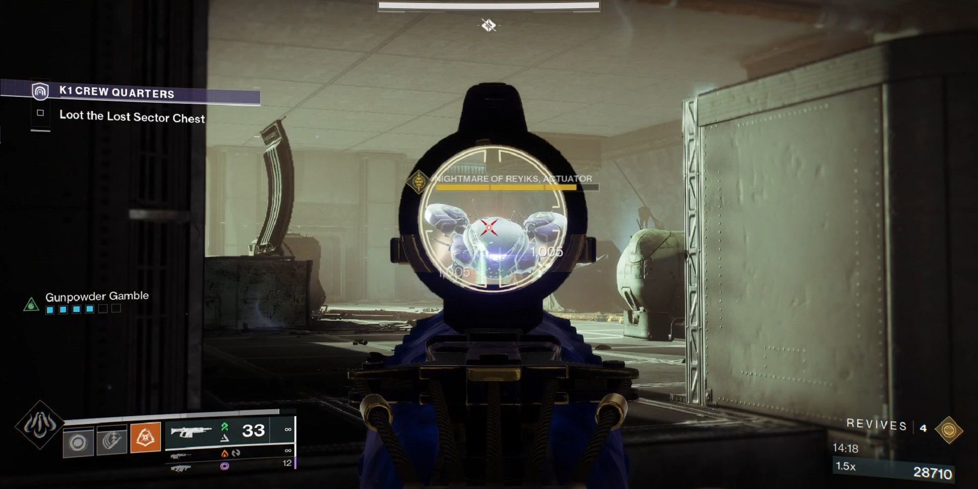 Destiny 2: K1 Crew Quarters Legend Lost Sector Guide