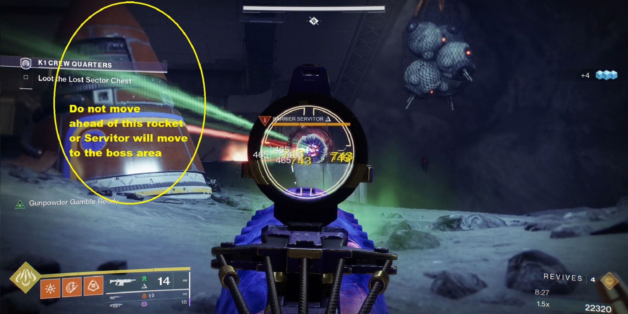 Destiny 2: K1 Crew Quarters Legend Lost Sector Guide