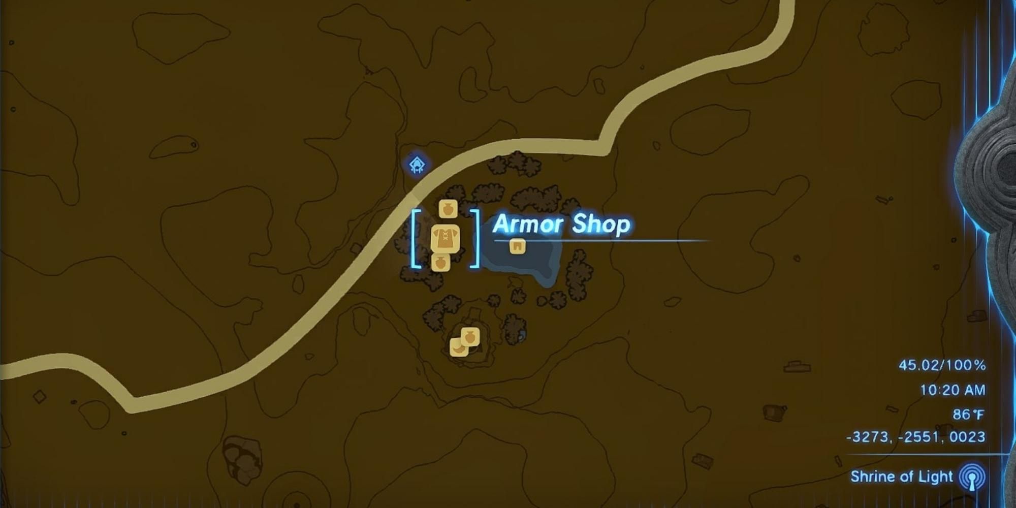 Tears Of The Kingdom: All Armor Shop Locations