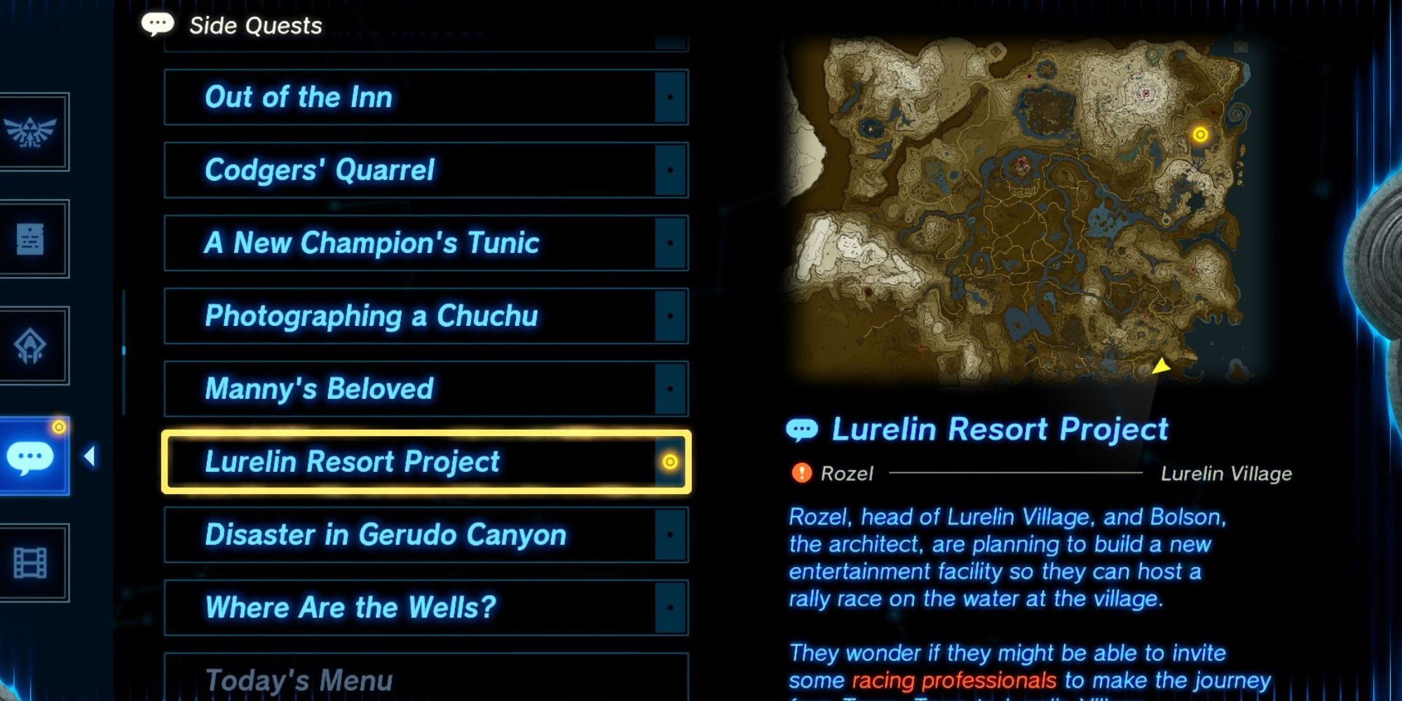 Tears Of The Kingdom: Lurelin Resort Project Walkthrough