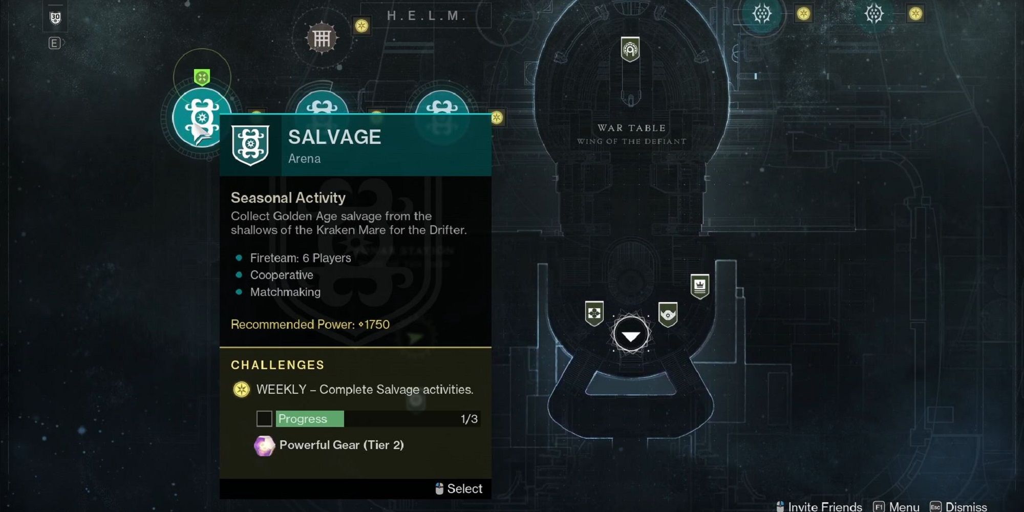 Destiny 2 Season Of The Deep: Salvage Activity Guide