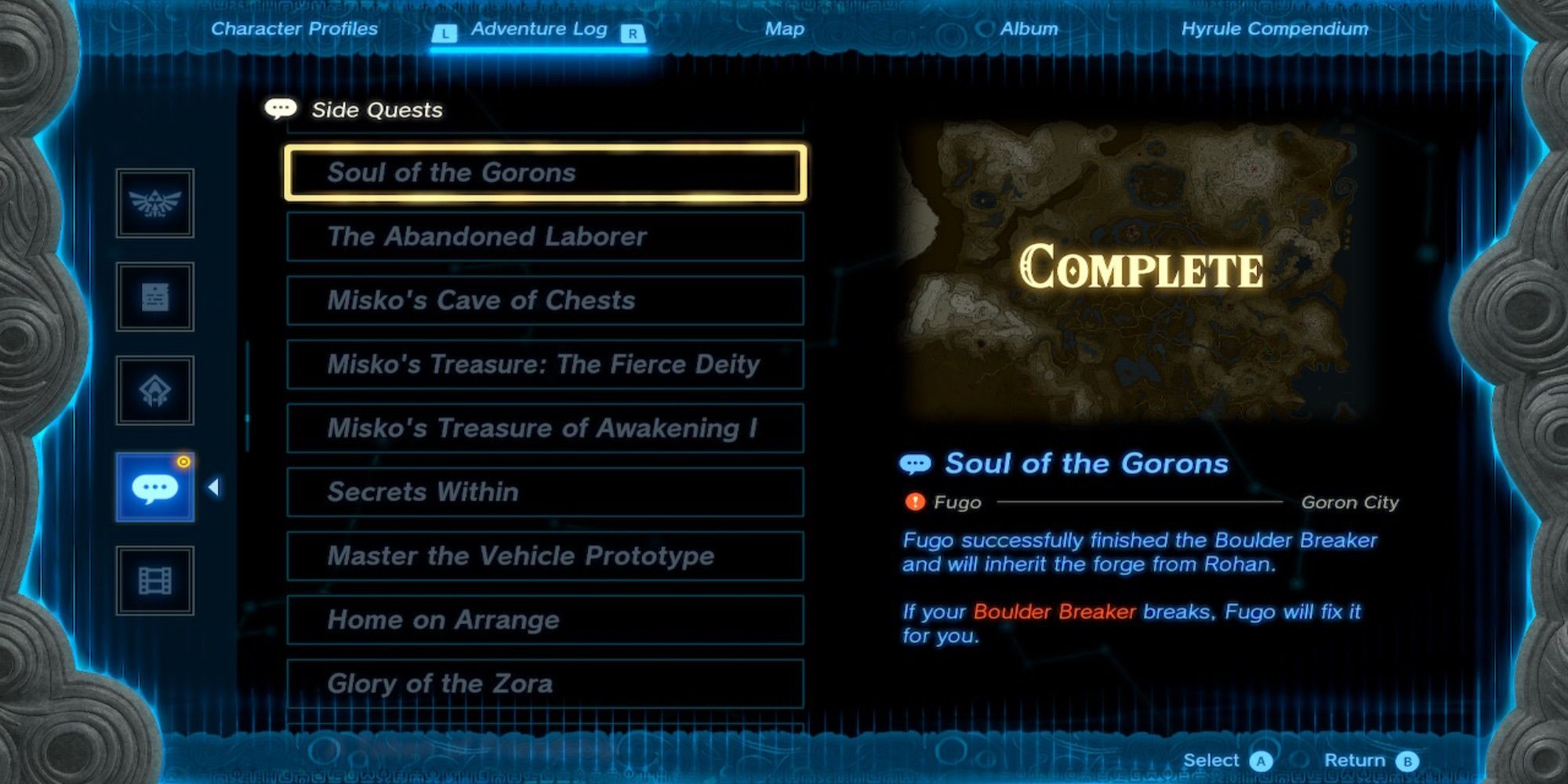 Tears Of The Kingdom - How To Obtain The 4 Champion Weapons