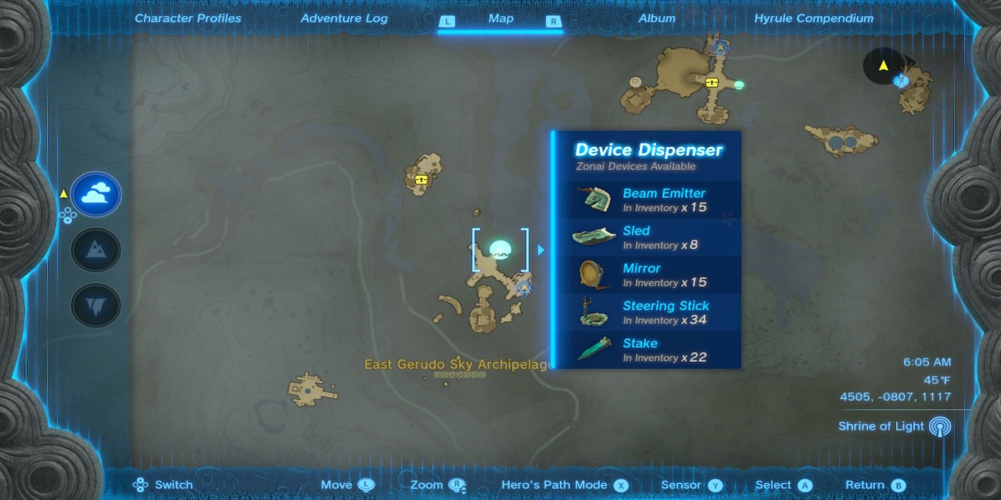 Tears Of The Kingdom: All Zonai Device Dispenser Locations