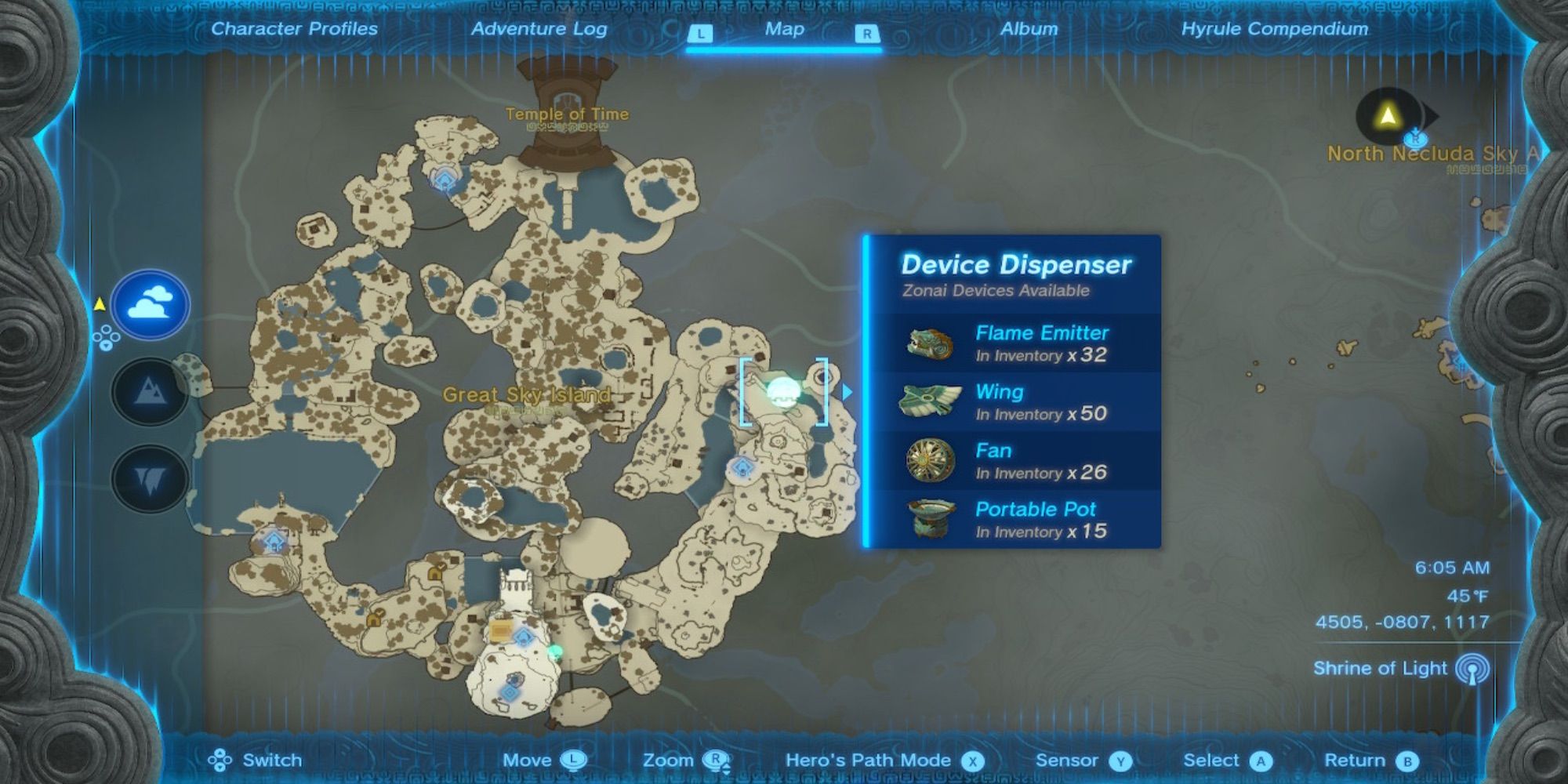 Tears Of The Kingdom: All Zonai Device Dispenser Locations