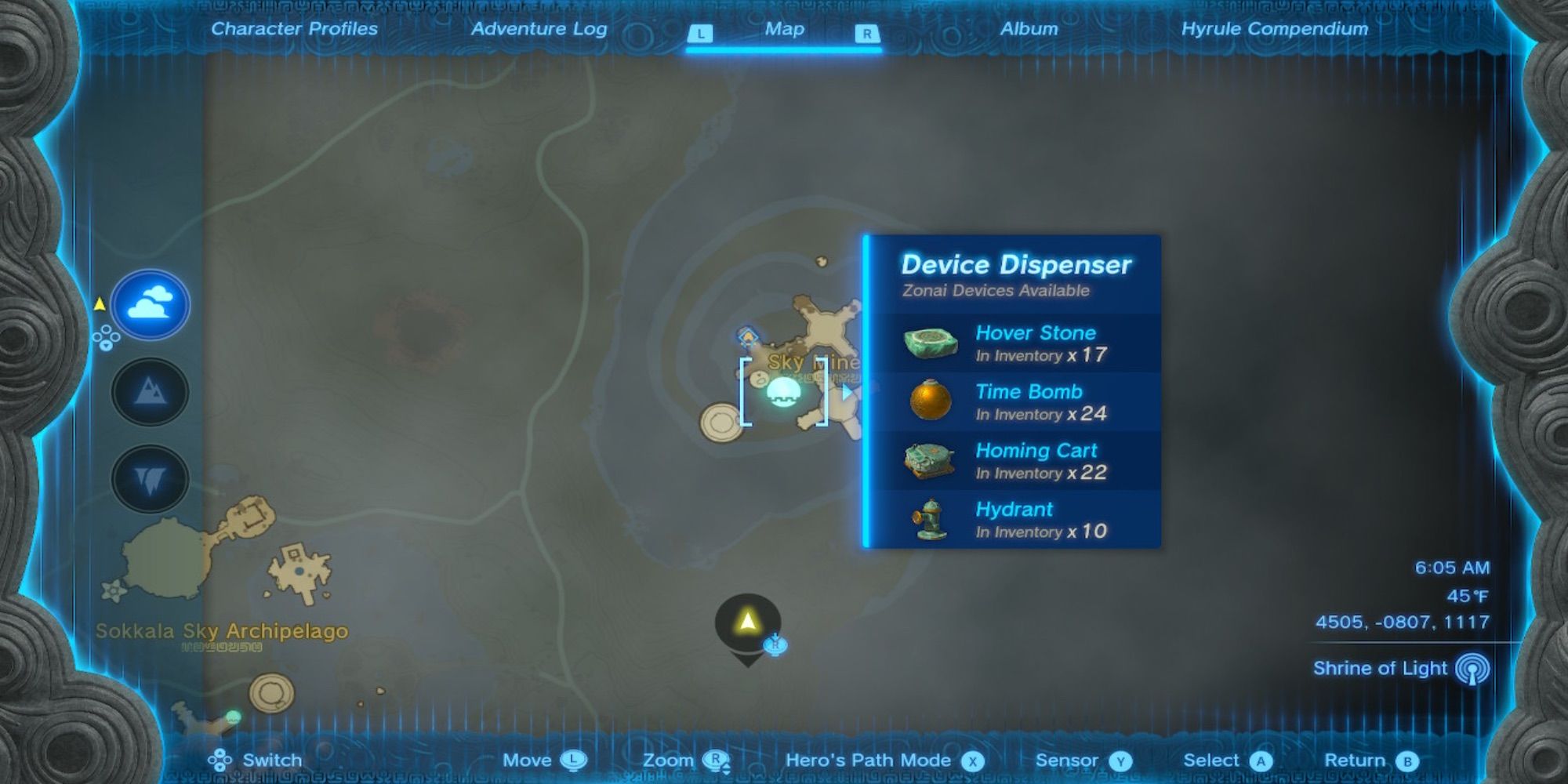 Tears Of The Kingdom: All Zonai Device Dispenser Locations