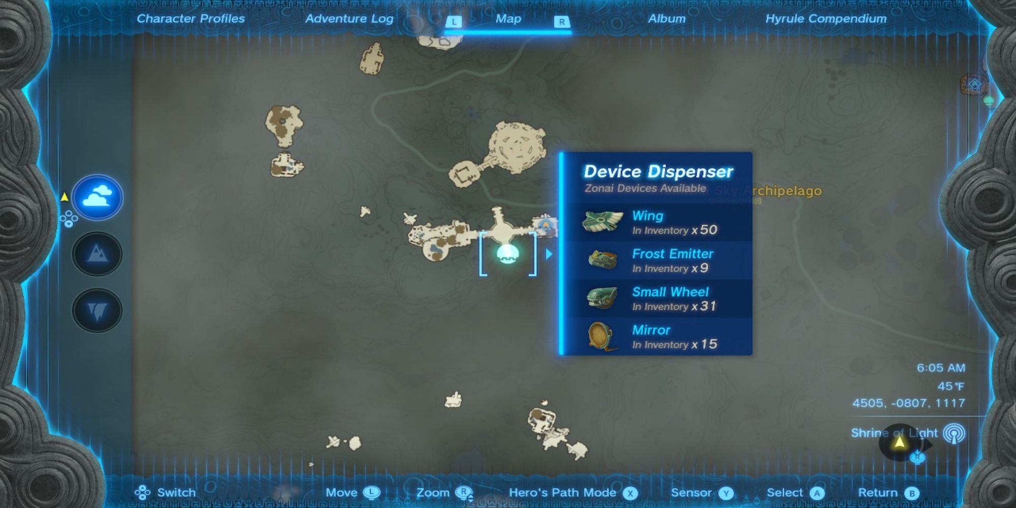 Tears Of The Kingdom: All Zonai Device Dispenser Locations