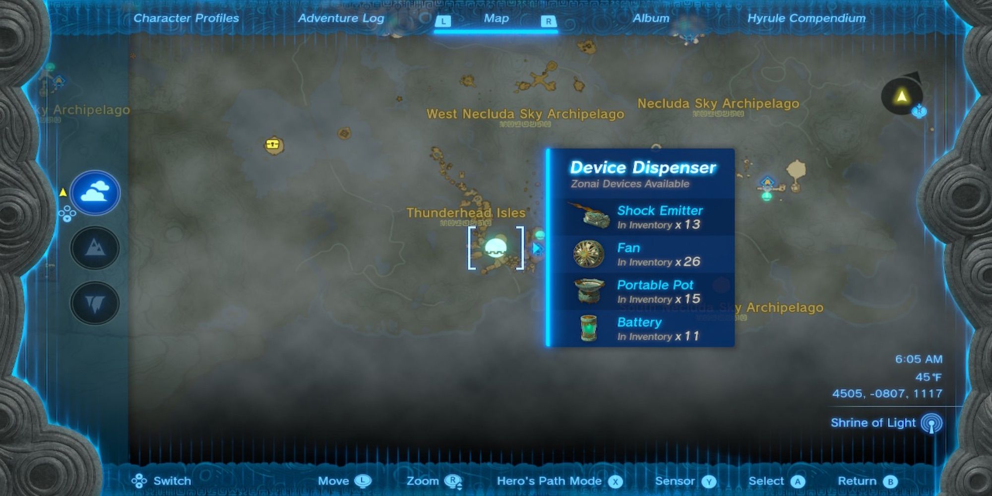 Tears Of The Kingdom: All Zonai Device Dispenser Locations