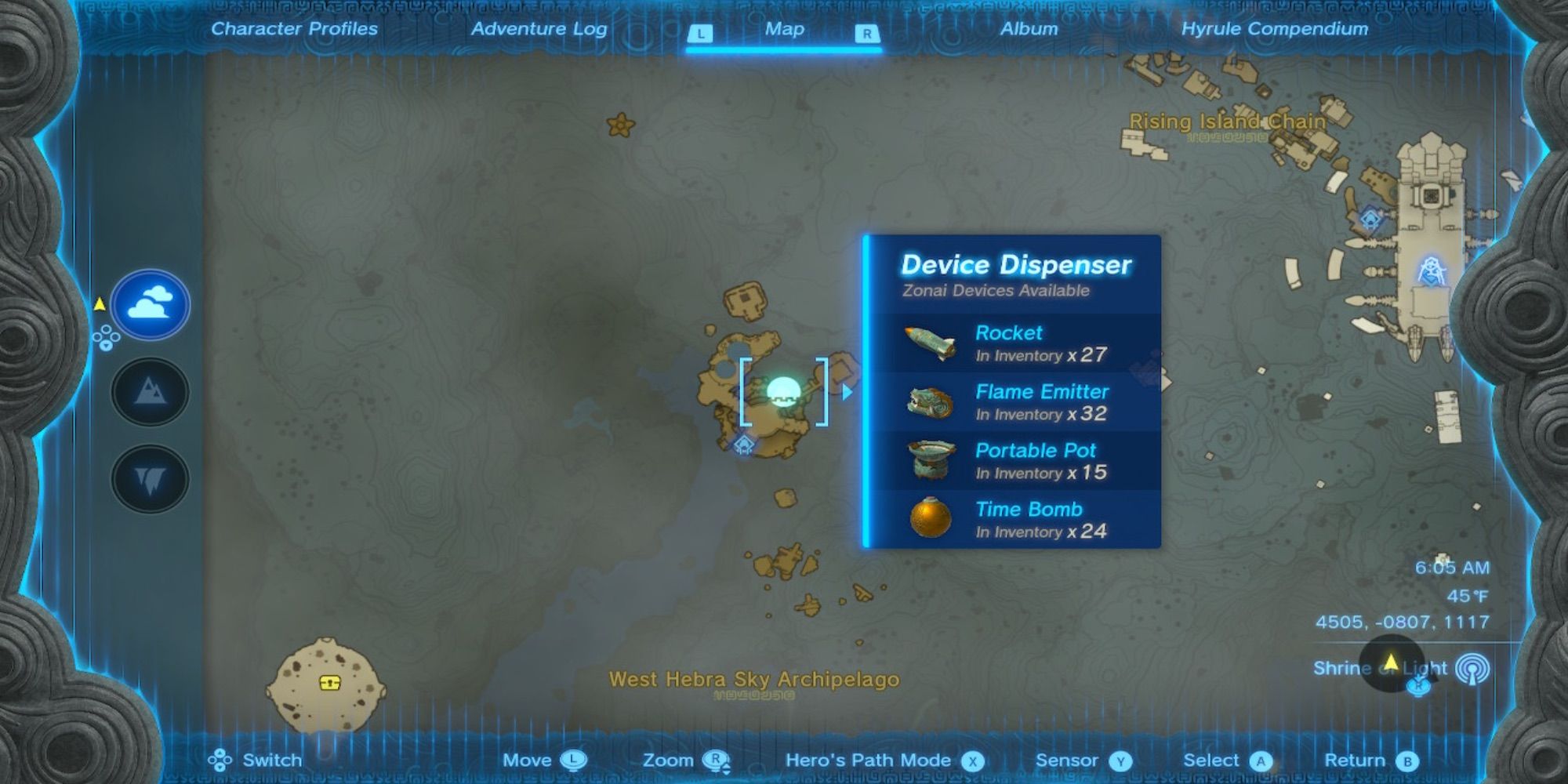 Tears Of The Kingdom: All Zonai Device Dispenser Locations