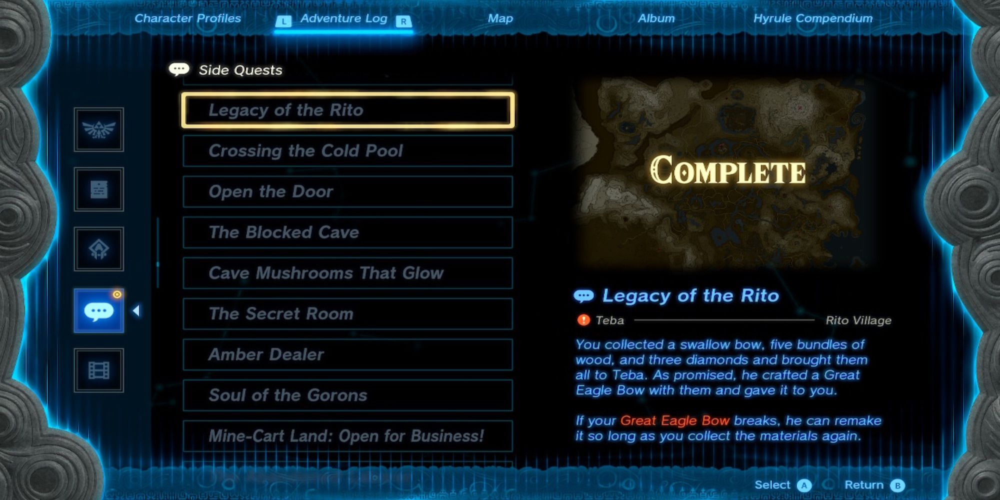 Tears Of The Kingdom - How To Obtain The 4 Champion Weapons