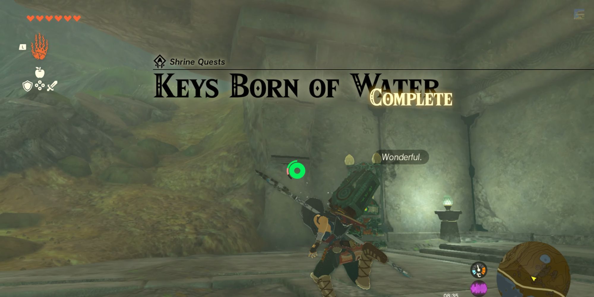 The Legend Of Zelda: Tears Of The Kingdom - Keys Born Of Water Quest Walkthrough