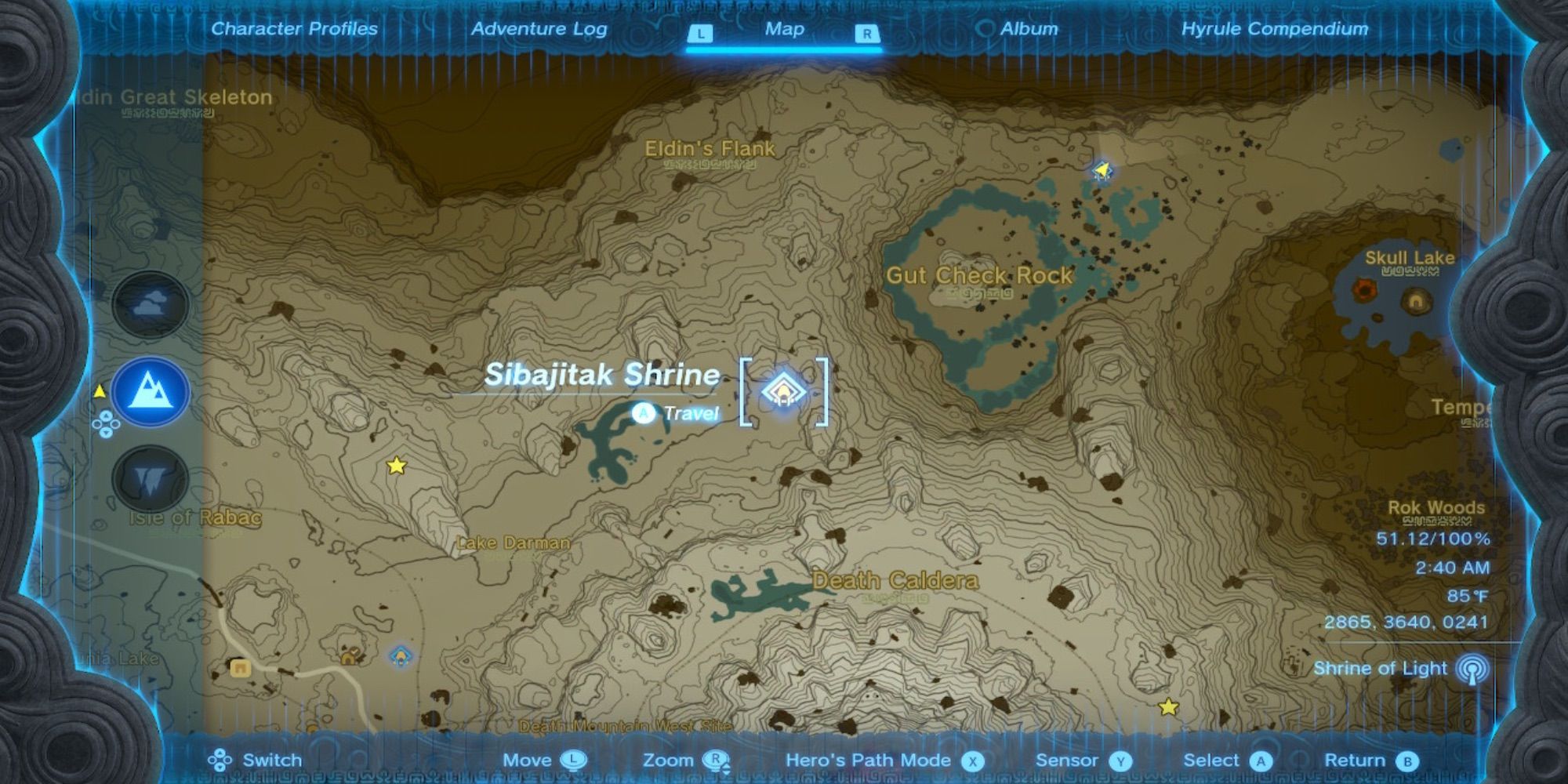 The Legend of Zelda: Tears of the Kingdom - Gut Check Rock Walkthrough