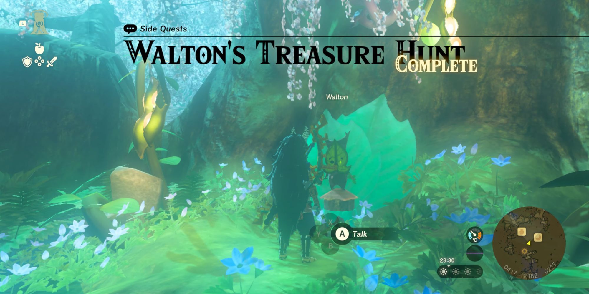 Tears Of The Kingdom - Walton's Treasure Hunt Walkthrough