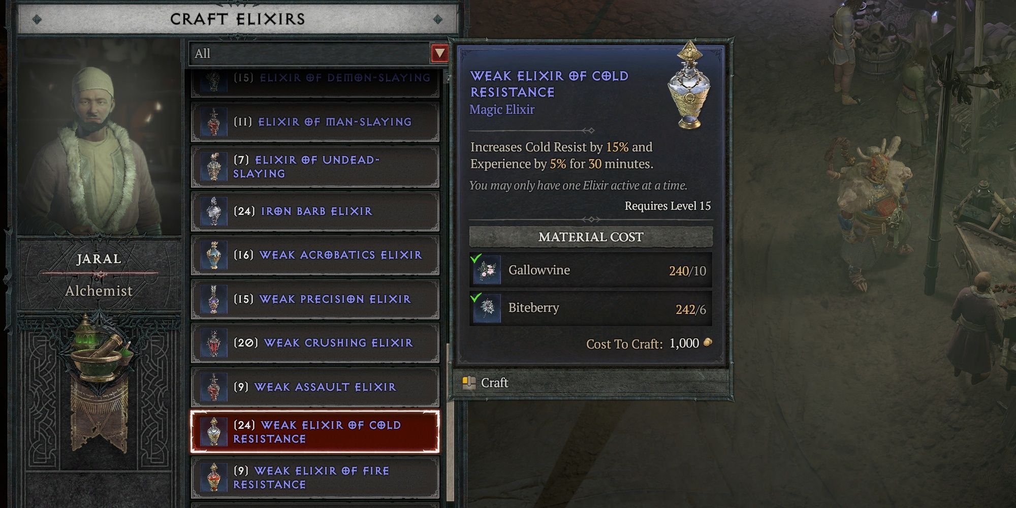 Diablo 4: 10 Best Elixirs And How To Craft Them