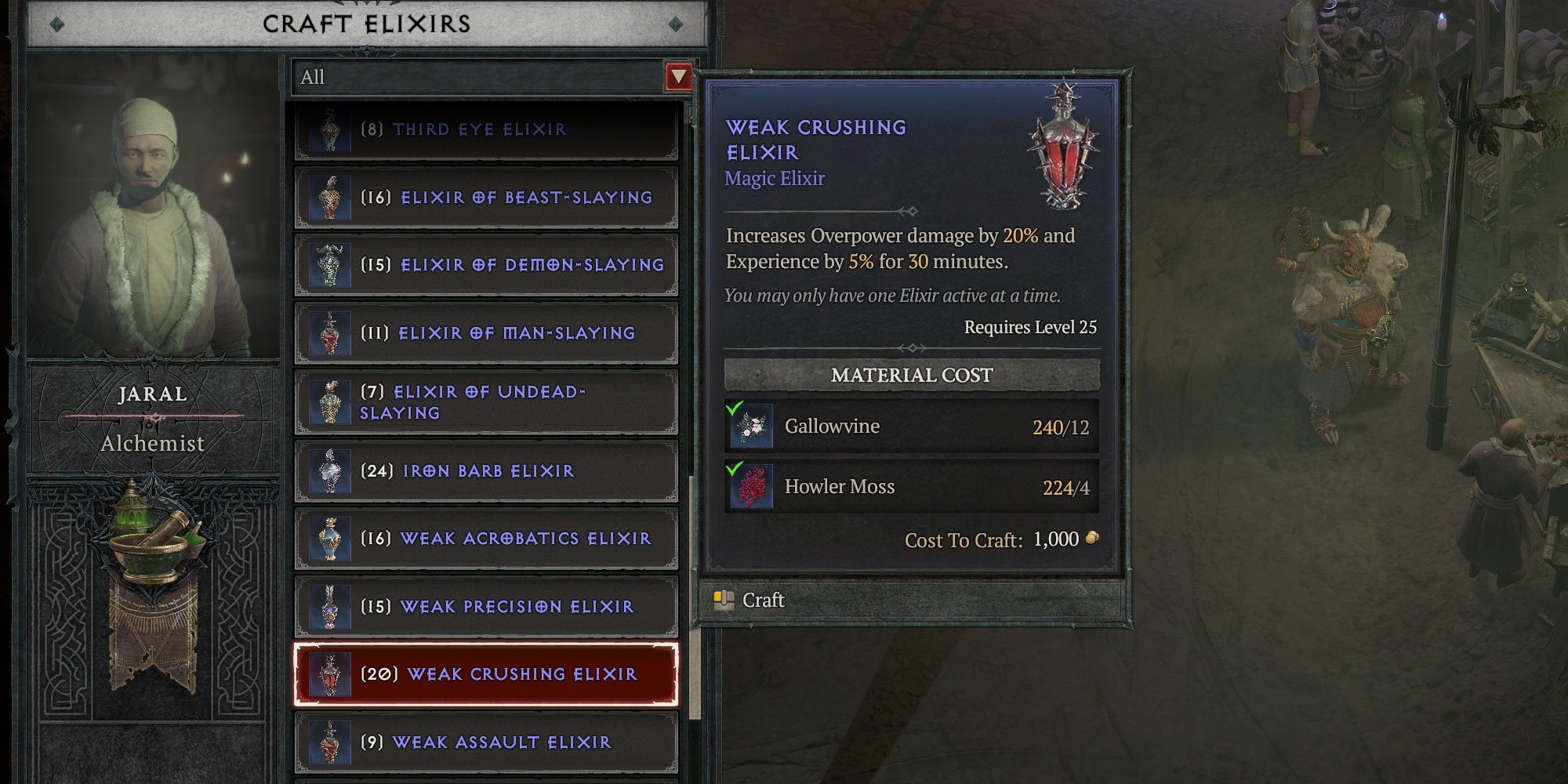 Diablo 4: 10 Best Elixirs And How To Craft Them