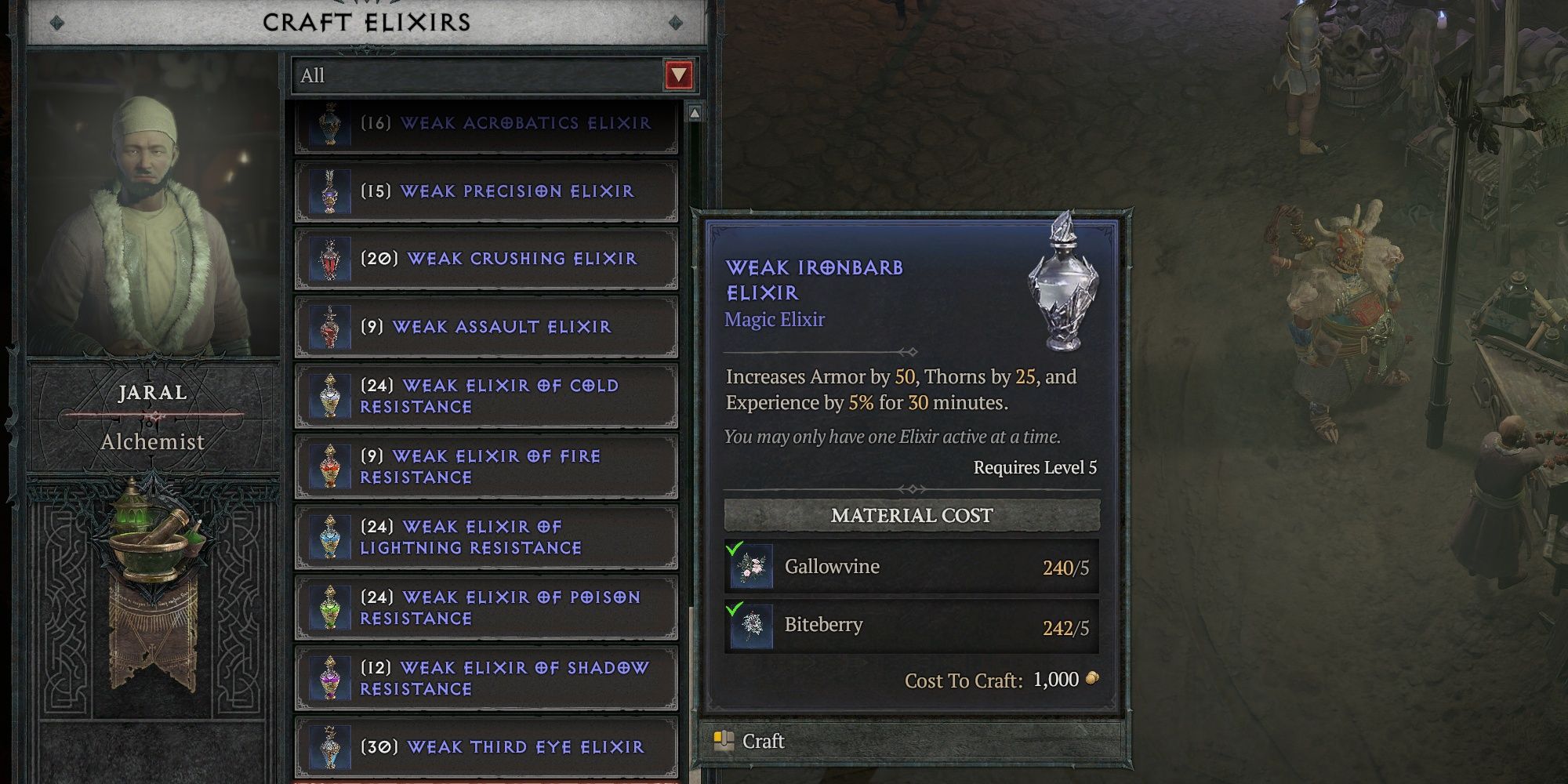 Diablo 4: 10 Best Elixirs And How To Craft Them