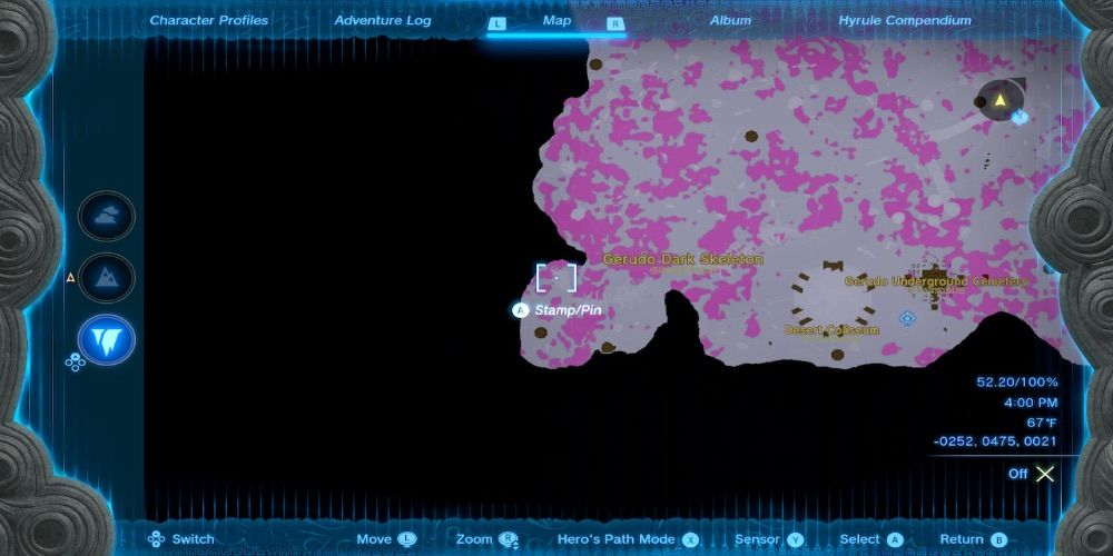 Tears Of The Kingdom - Armor Of The Wild Location