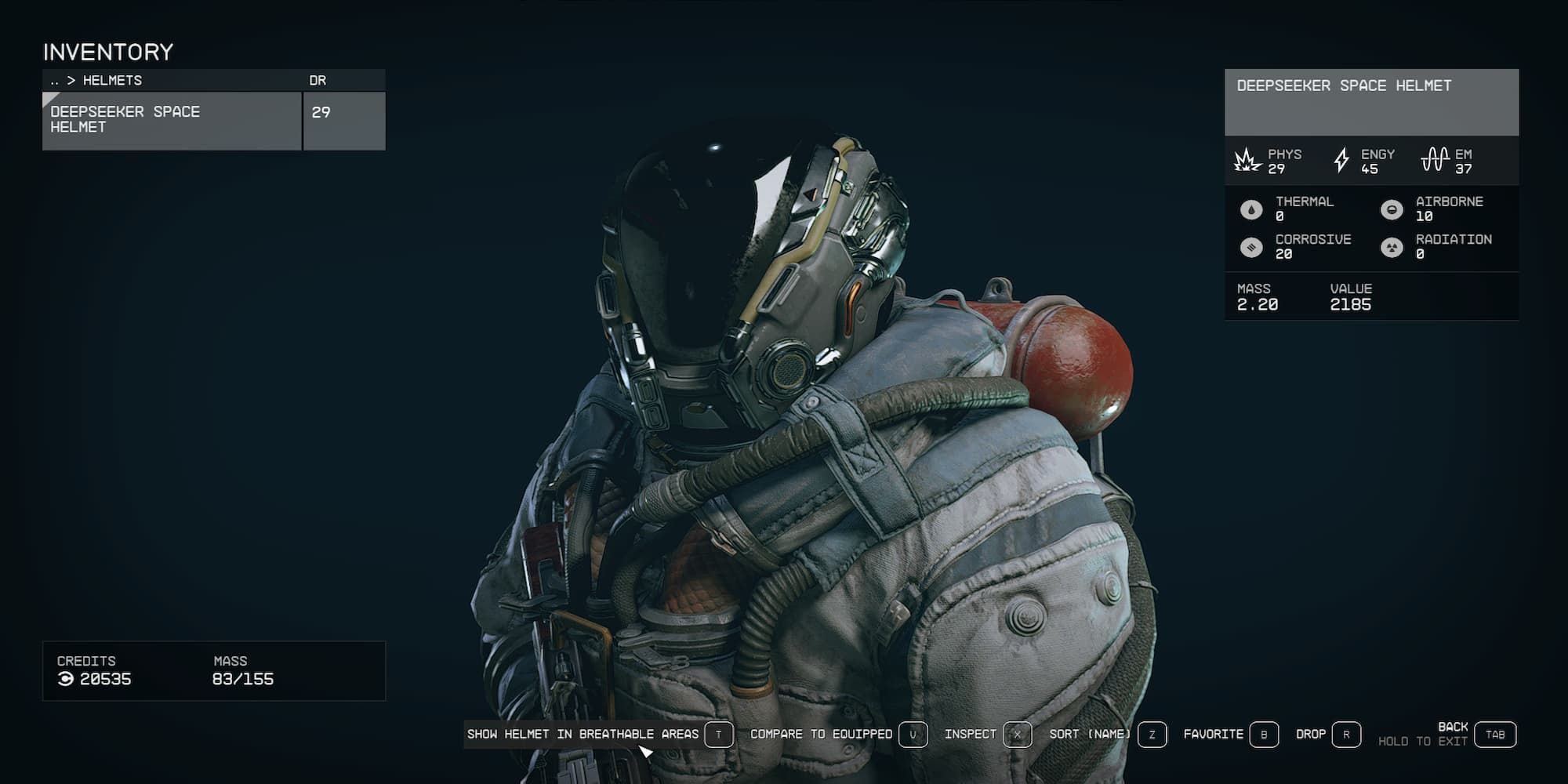 Starfield: How To Equip A Helmet