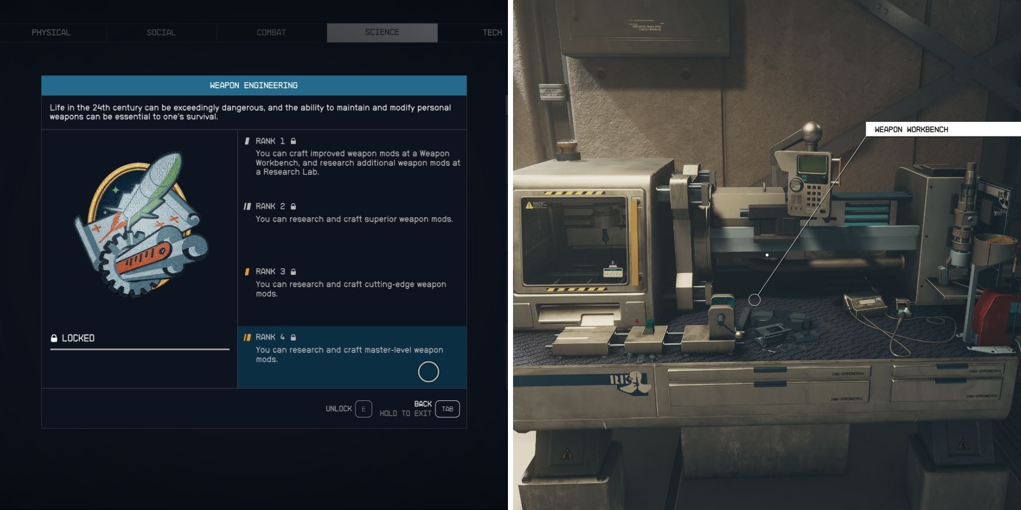 Starfield: How To Upgrade Weapons & Spacesuits