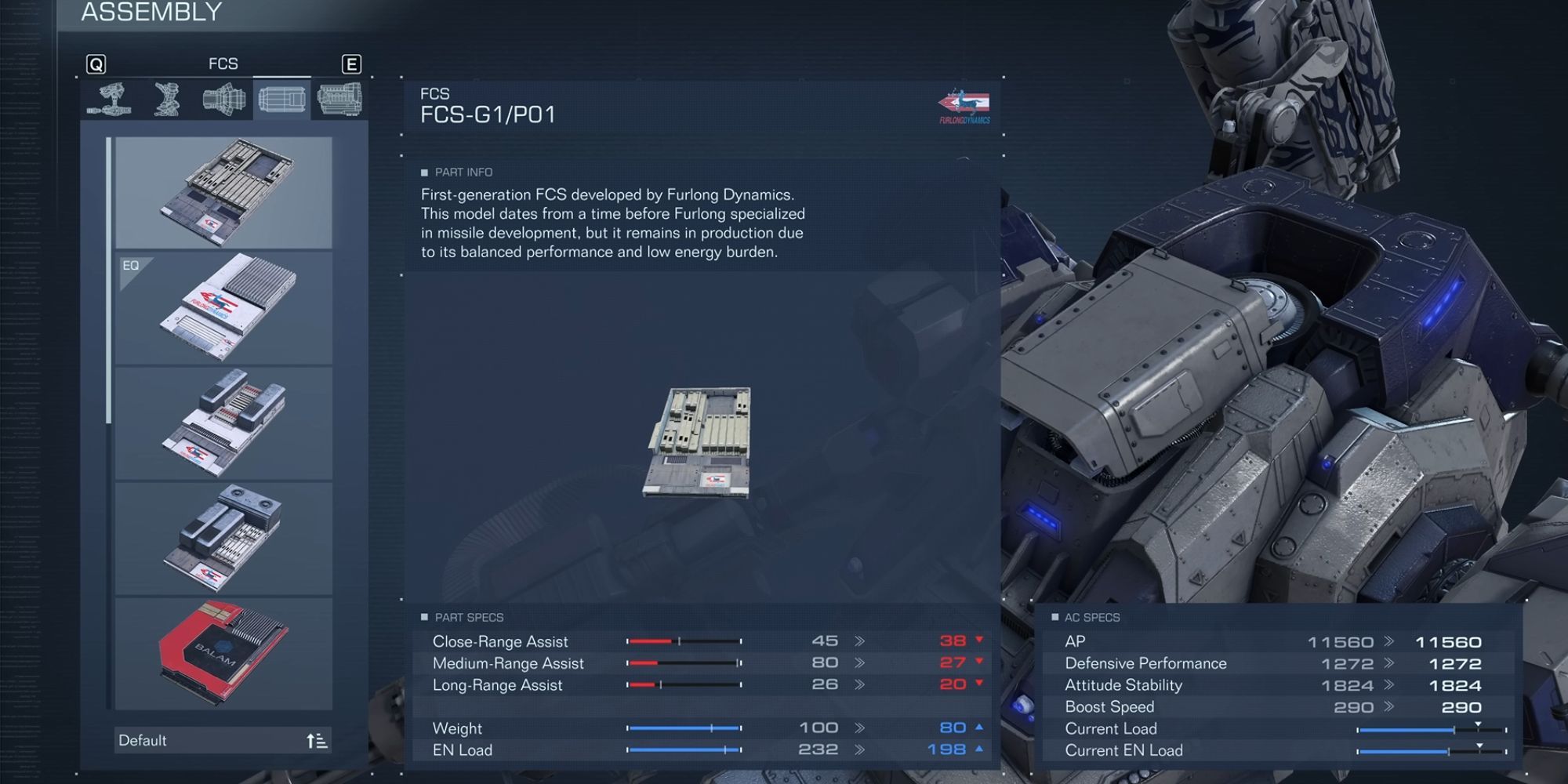 Armored Core 6: Every FCS, Ranked