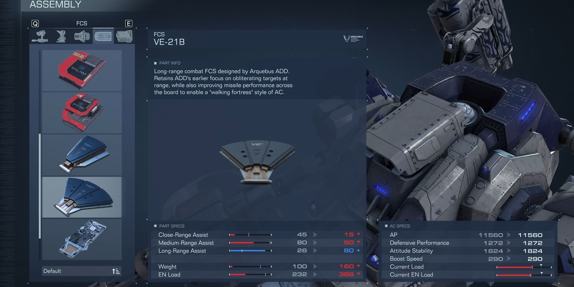 Armored Core 6: Every FCS, Ranked