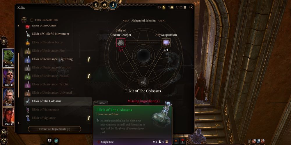 Baldur's Gate 3: 10 Best Elixirs, Ranked