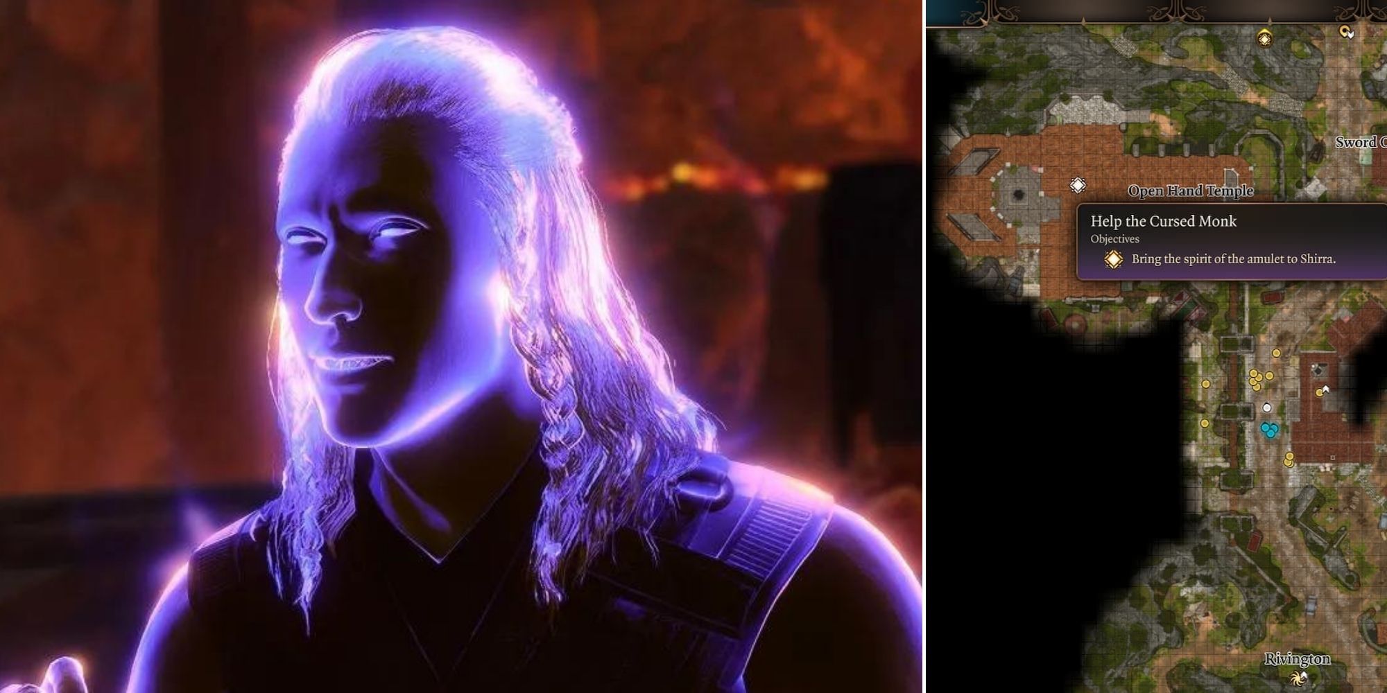 Baldur's Gate 3: How To Help The Cursed Monk