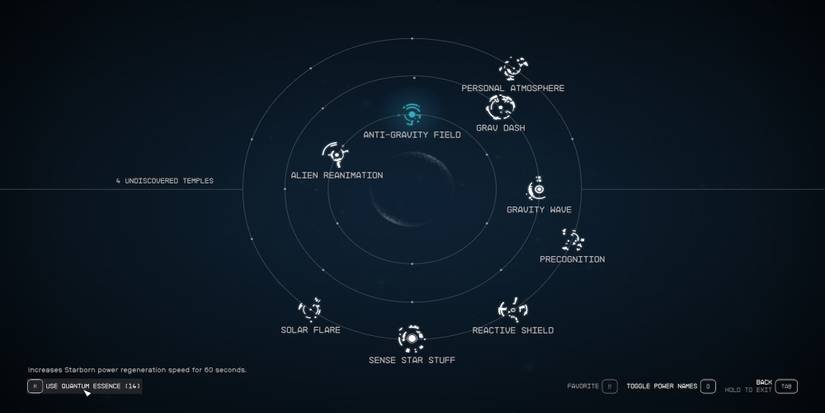Starfield: How To Use Powers