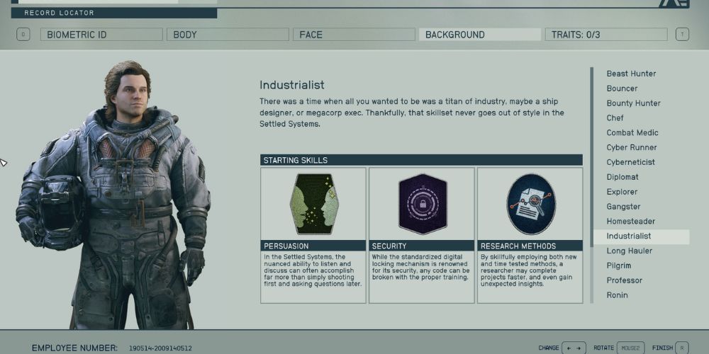 Starfield: Backgrounds Explained