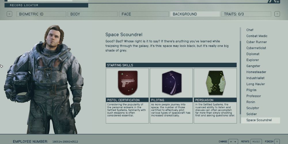 Starfield: All Backgrounds, Ranked