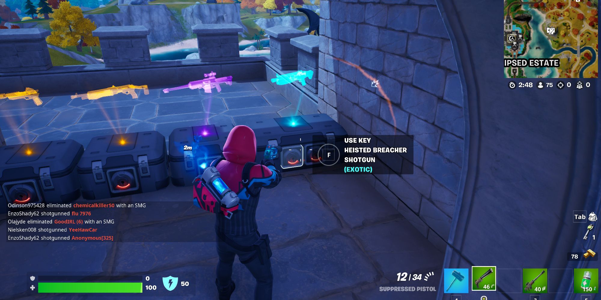 Fortnite Chapter 4 Season 4: All Exotic & Mythic Item Locations