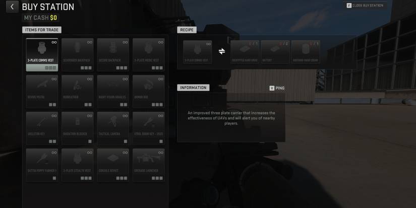 Warzone 2 DMZ: Barter Recipe Guide