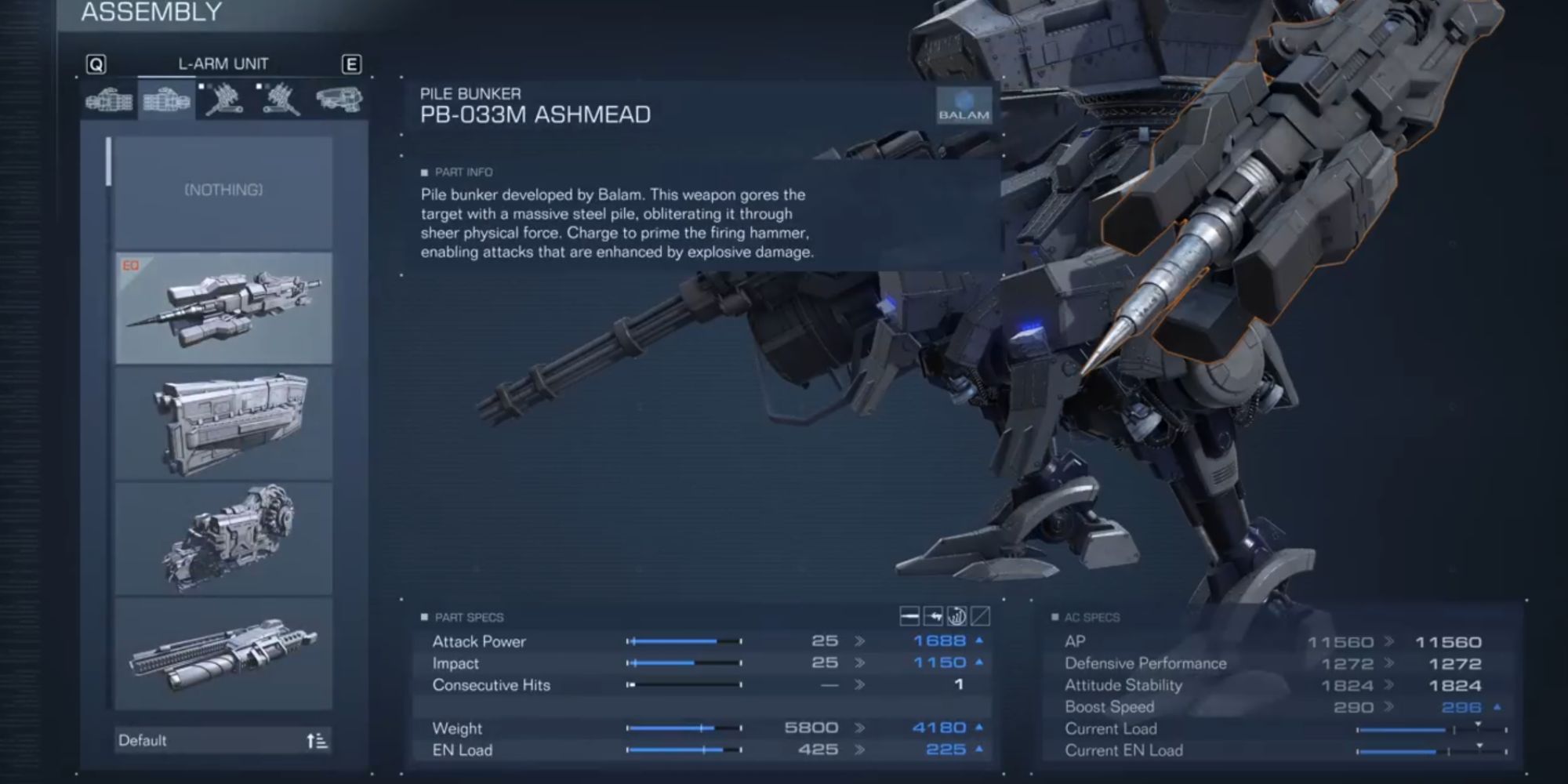 Armored Core 6: Every Melee Weapon, Ranked