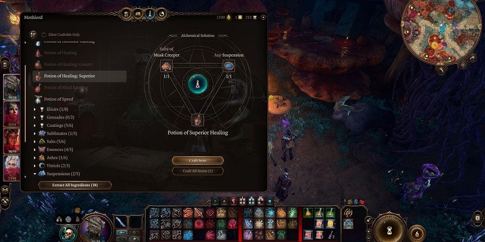 How To Learn The Potion Of Superior Healing Recipe