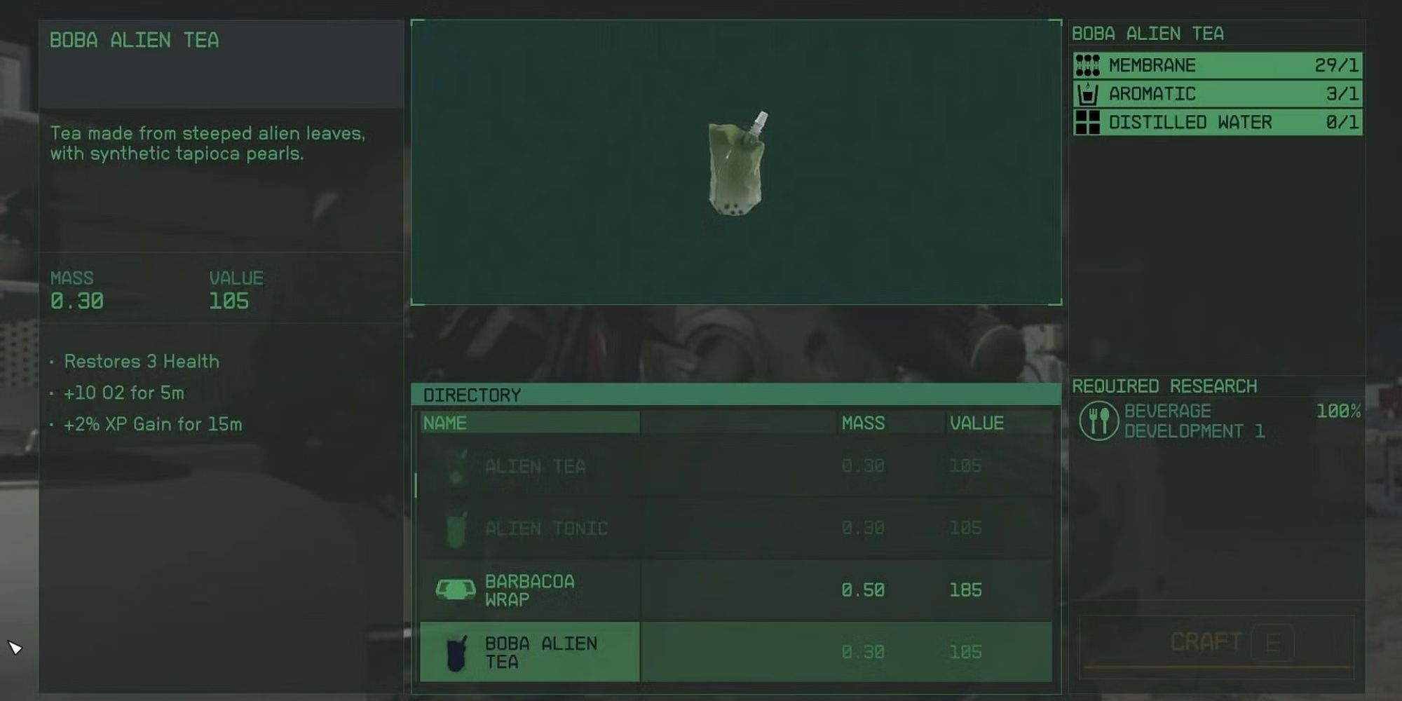 Starfield: 10 Best Cooking Recipes