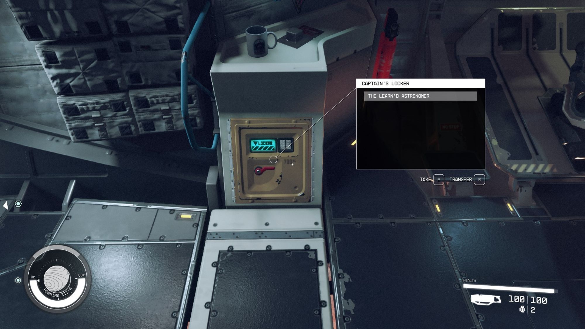 Starfield: How To Store Items On Your Ship