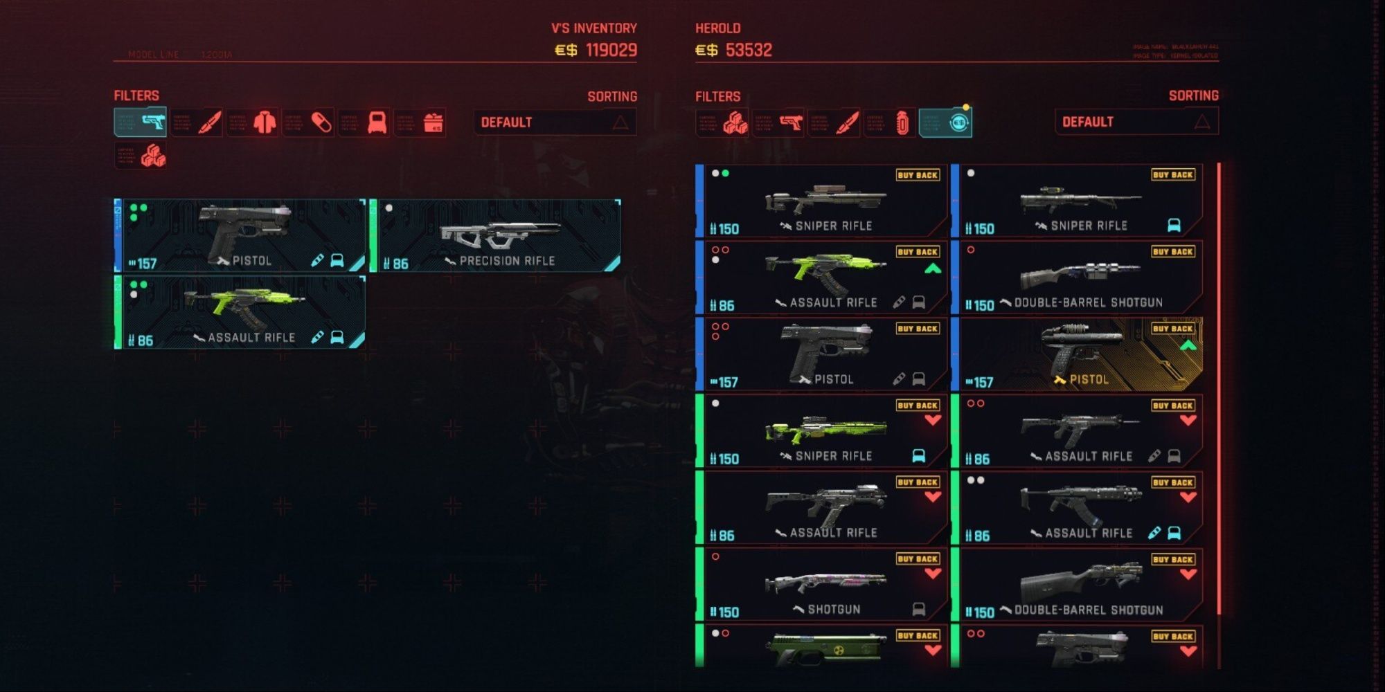 Phantom Liberty - Best Black Market Vendor Weapons