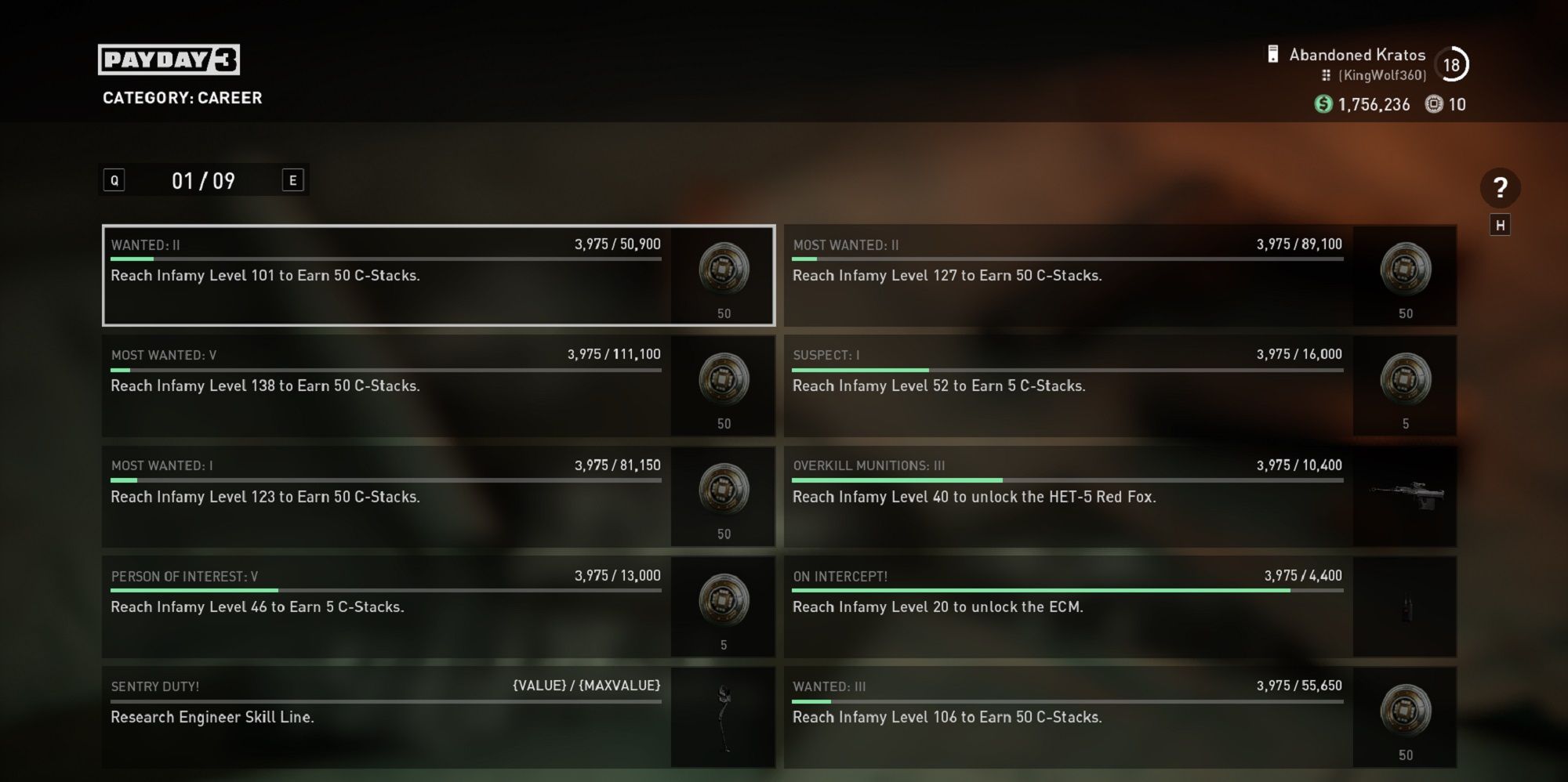 Payday 3: How To Earn C-Stacks