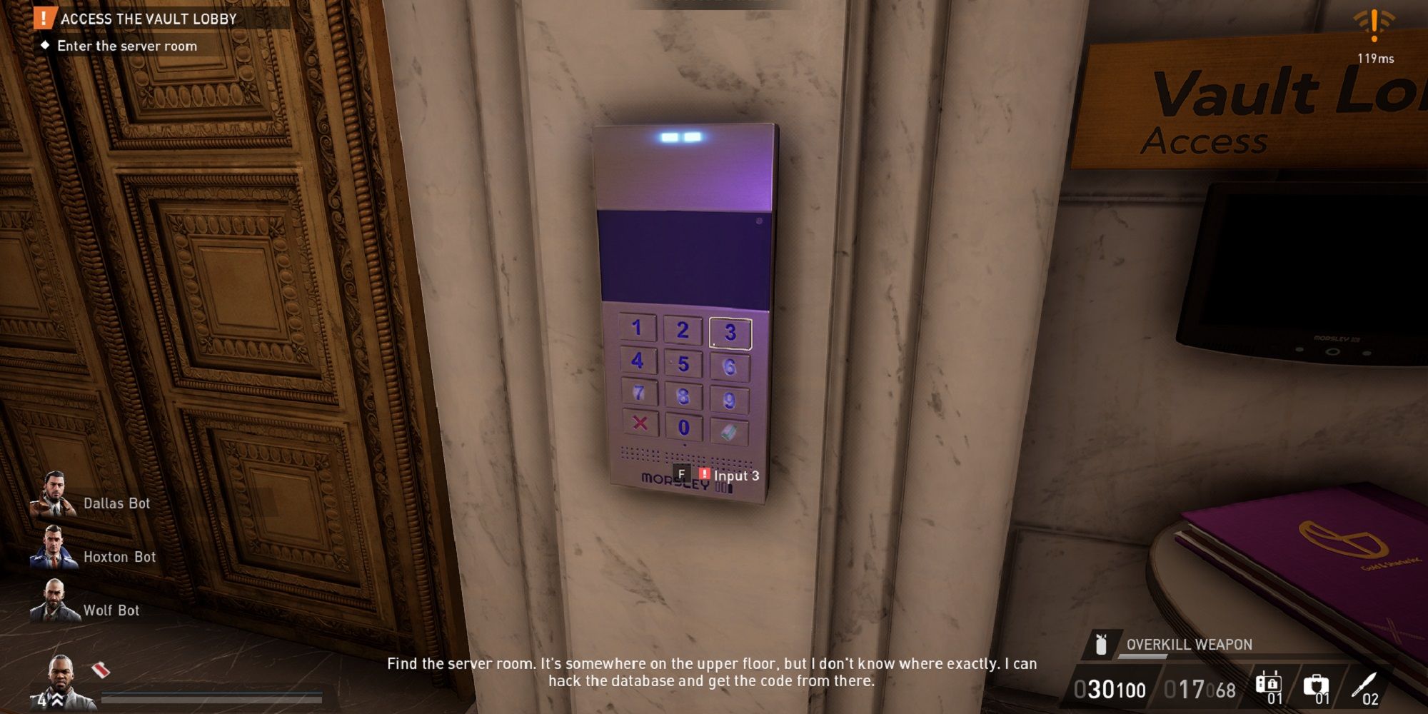 Payday 3: Vault Key Code In Gold & Sharke