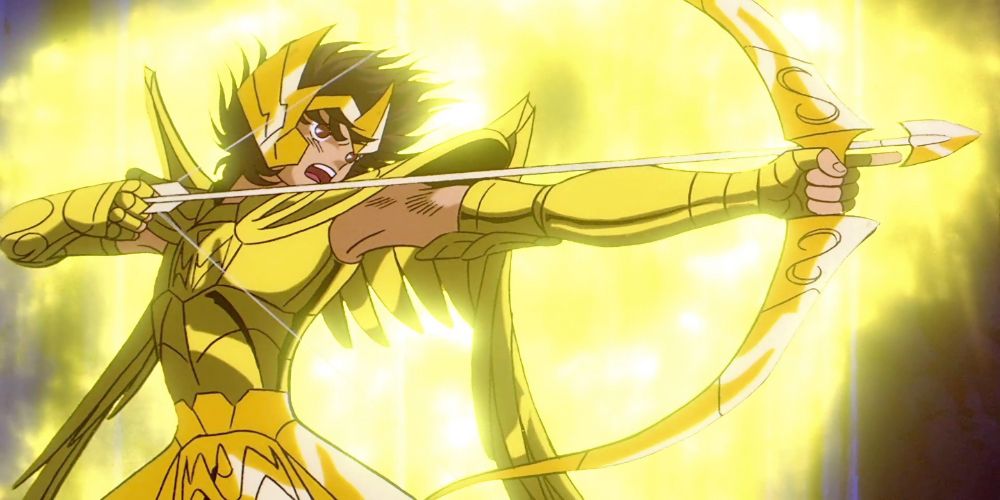 Anime Girl Shooting Bow And Arrow