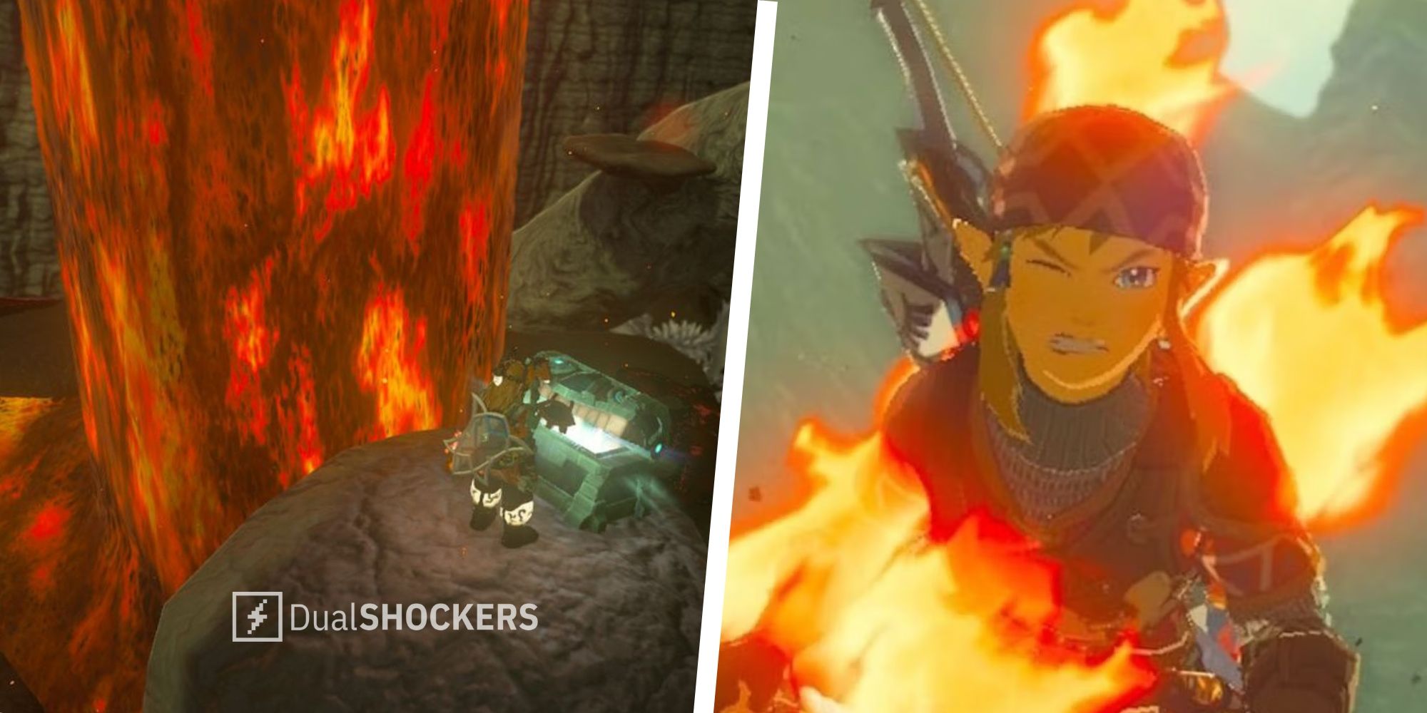 Tears of The Kingdom Player Discovers Creative Way To Swim Through Lava ...