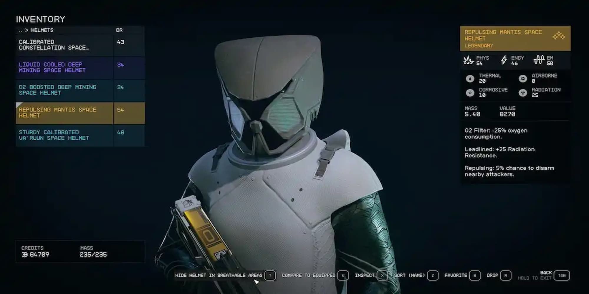 Starfield: How To Equip A Helmet