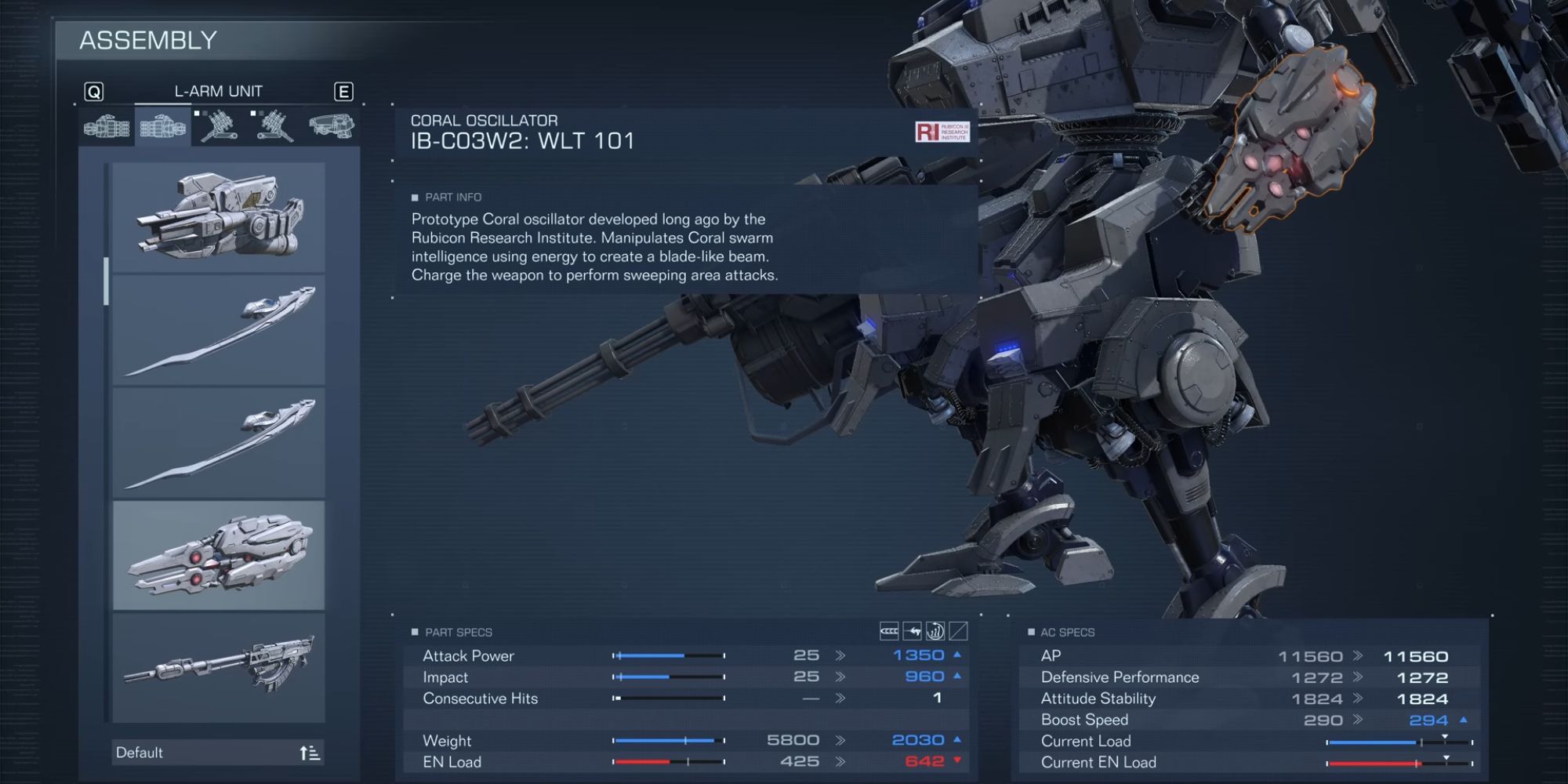 Armored Core 6: Every Melee Weapon, Ranked